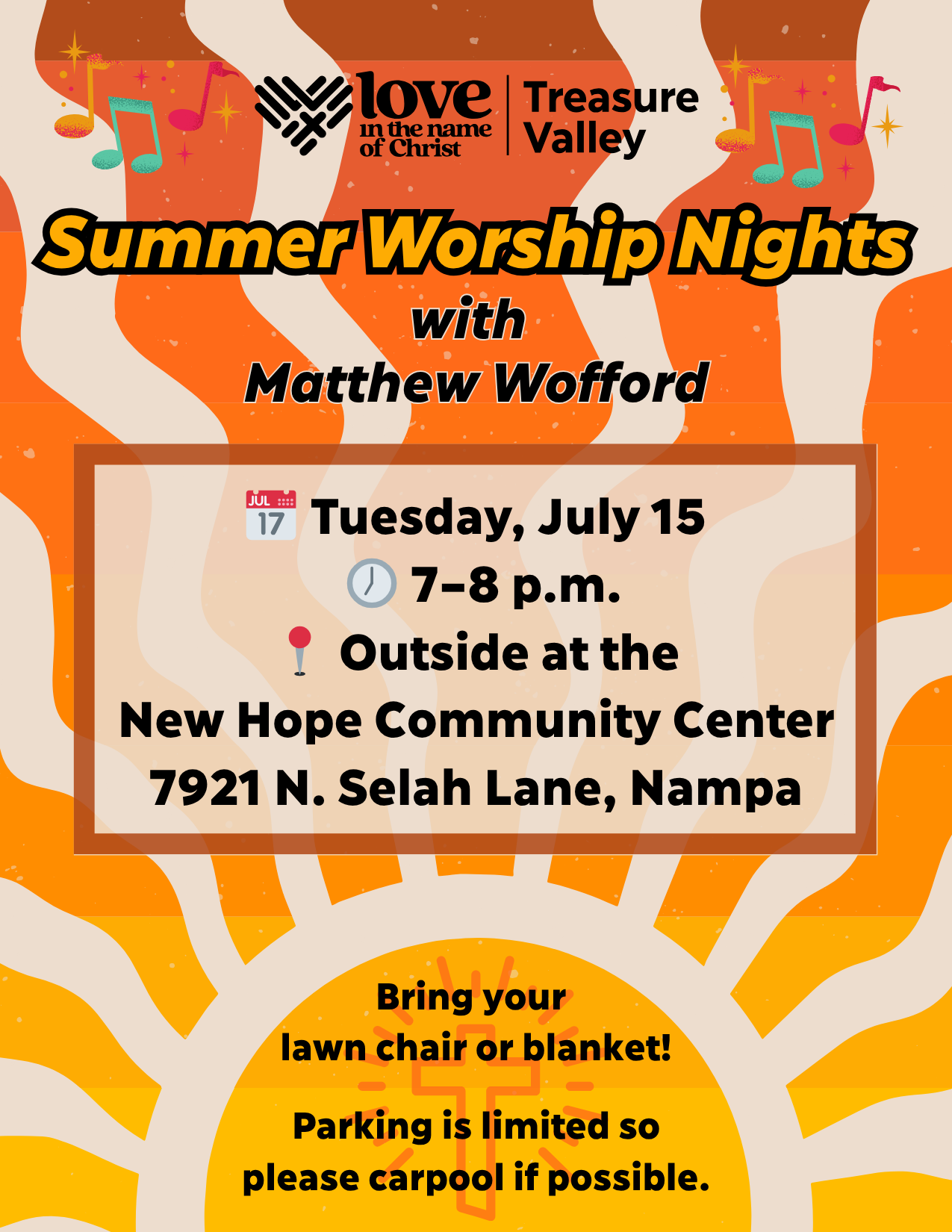Summer Worship Nights - Love INC of Treasure Valley